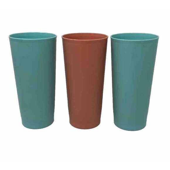Tupperware | Dining | Vintage Tupperware Lot Of 3 Tumblers Cups 6 Oz 1 ...